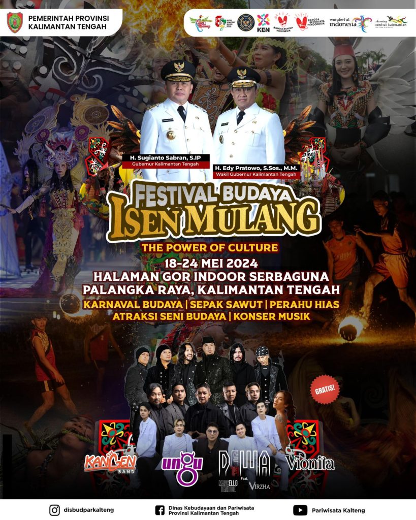 Festival Budaya Isen Mulang, The power of Culture - Dinas Energi dan ...