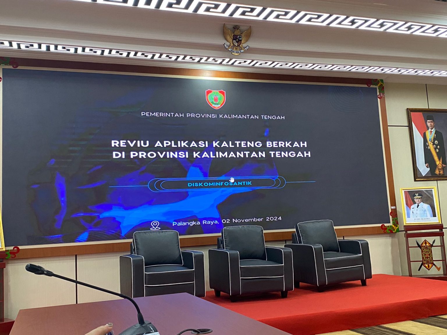Dinas ESDM Prov. Kalteng Menghadiri Rapat Reviu Aplikasi Kalteng Berkah Pemerintah Provinsi ...