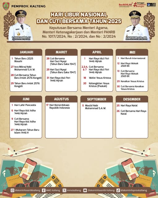 HARI LIBUR NASIONAL DAN CUTI BERSAMA TAHUN 2025 - Dinas Energi dan ...