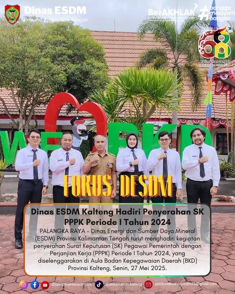Dinas Energi dan Sumber Daya Mineral (ESDM) Provinsi Kalimantan Tengah ...